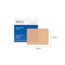 Scarban Elastic Silicone Sheets 15 x 20cm - Scar Treatment & Prevention