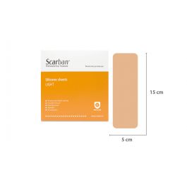 Scarban Light Silicone Sheets: Flexible Scar Treatment with UV Protection